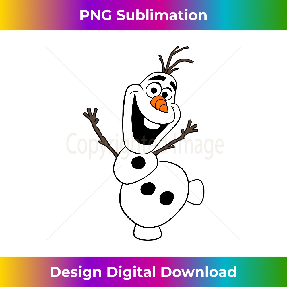 Disney Frozen Olaf Snowman Happy Pose Smile - Innovative PNG | Inspire ...