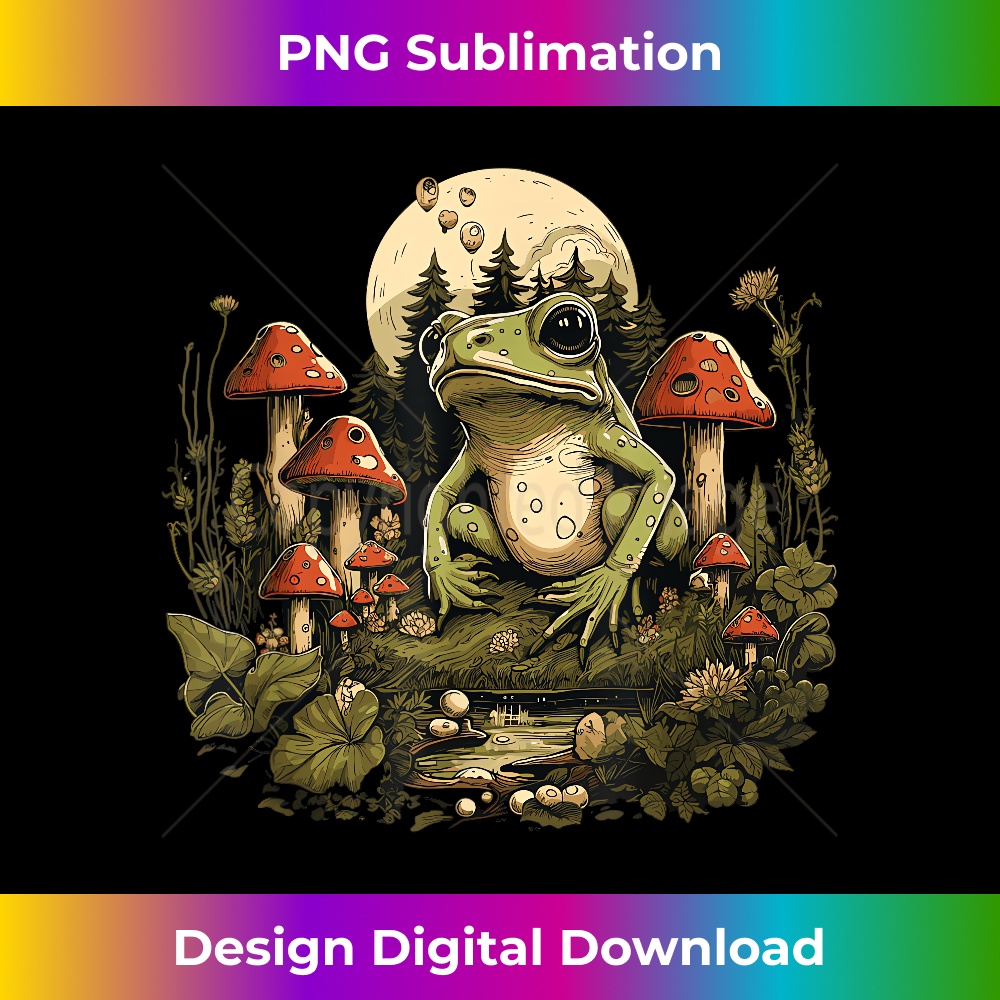 Cottagecore Frog Aesthetic Mushroom Outfit for - Deluxe PNG | Inspire ...