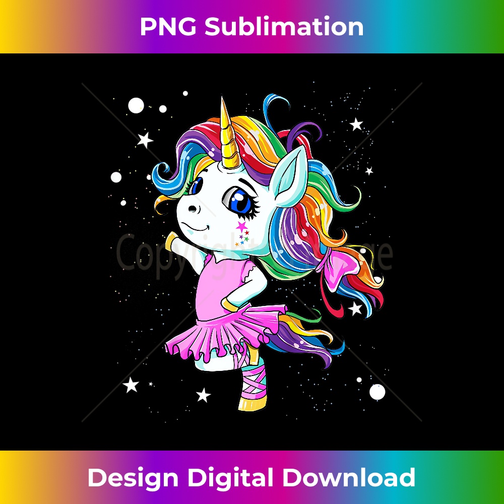 Rainbow Ballet Dancer Unicorn - Crafted Sublimation Digital | Inspire ...