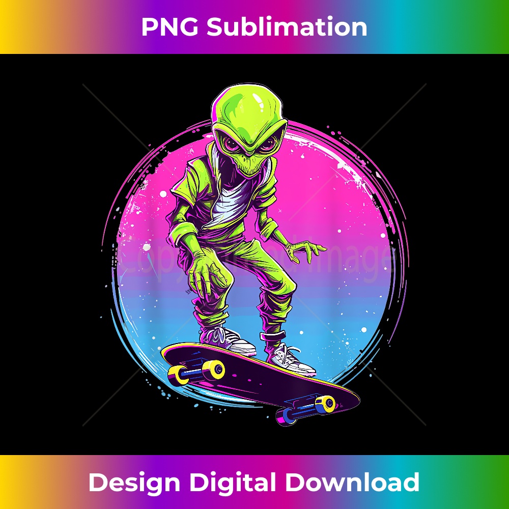 Alien Skater - Skateboard Skateboarder Skateboarding - Conte | Inspire ...