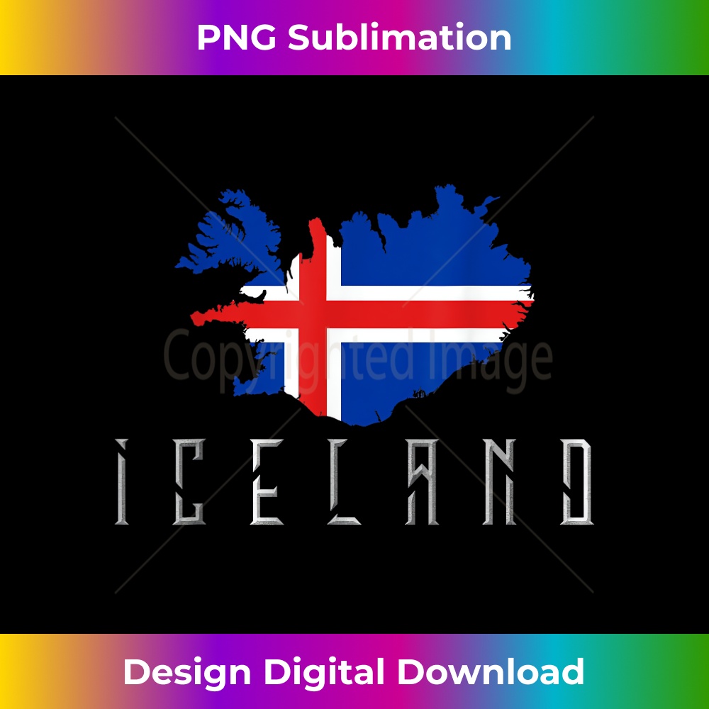 Icelandic Flag Of Iceland - Edgy Sublimation Digital File - | Inspire ...