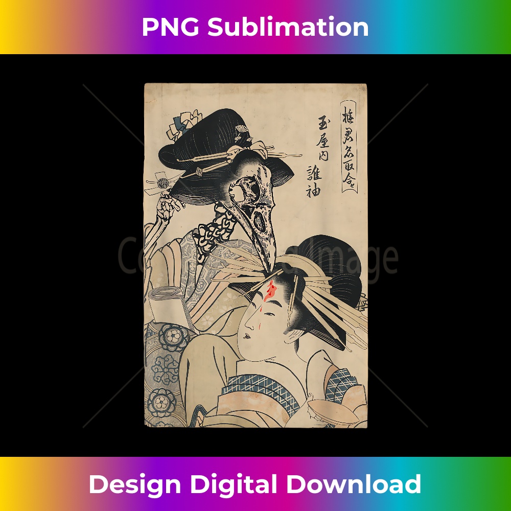 Japanese Yokai Bird Skull Japanese Demon Geisha Oni - Bohemi | Inspire ...