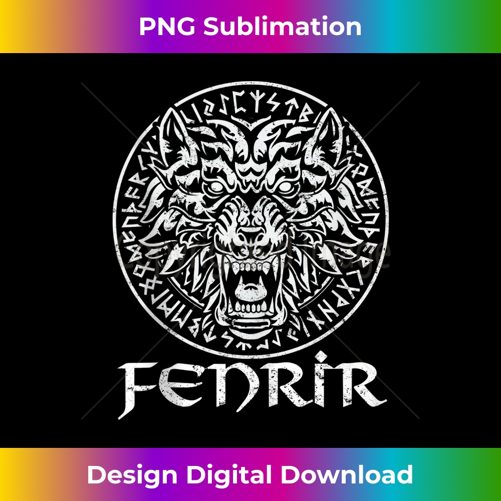 Fenrir Wolf Viking Norse Mythology Nordic Myth Animal Runes | Inspire ...