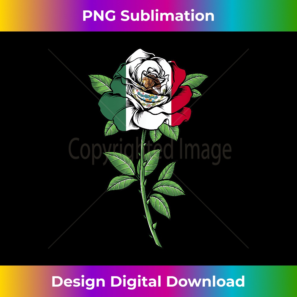 Funny Mexican Flag Rose Flower Mexico Pride Cinco de Mayo - | Inspire ...