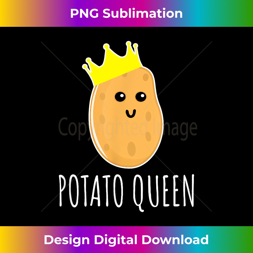 Potato Queen - Cute Potato - Vibrant Sublimation Digital Dow | Inspire ...