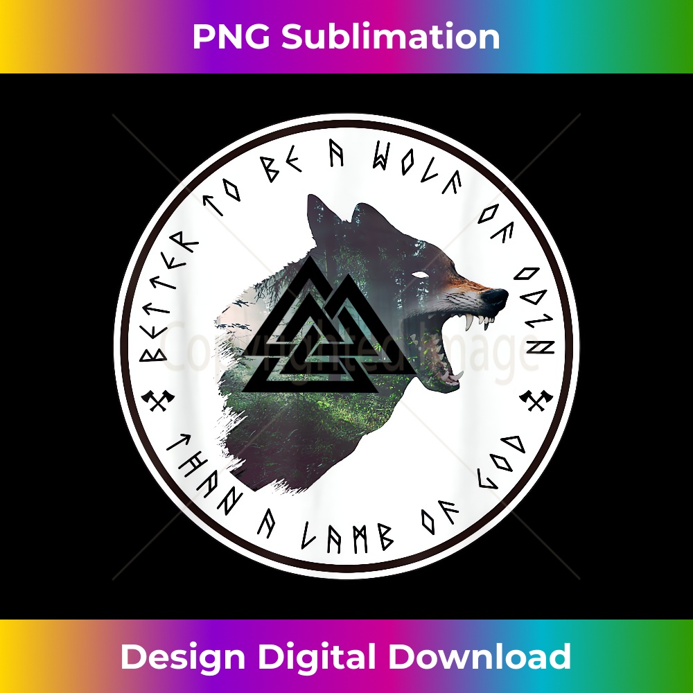 Fenrir Wolf Valhalla Viking Rune Compass Vegvisir Symbol - C | Inspire ...