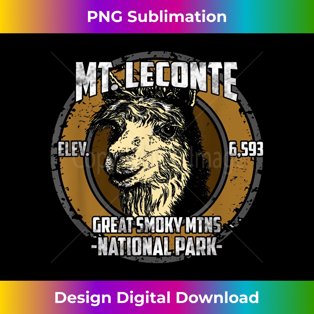 Mount Mt LeConte Llama Alpaca Smoky Mountains T - Artisanal | Inspire ...