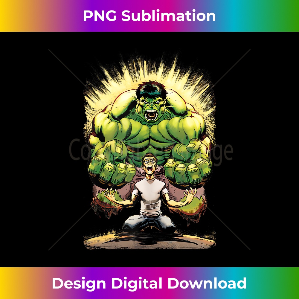 Marvel Bruce Banner Hulk Transformation Portrait - Contempor | Inspire ...