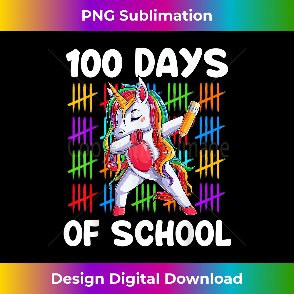 Funny 100 Days Of School 100th Day Of School Unicorn Girls - | Inspire ...