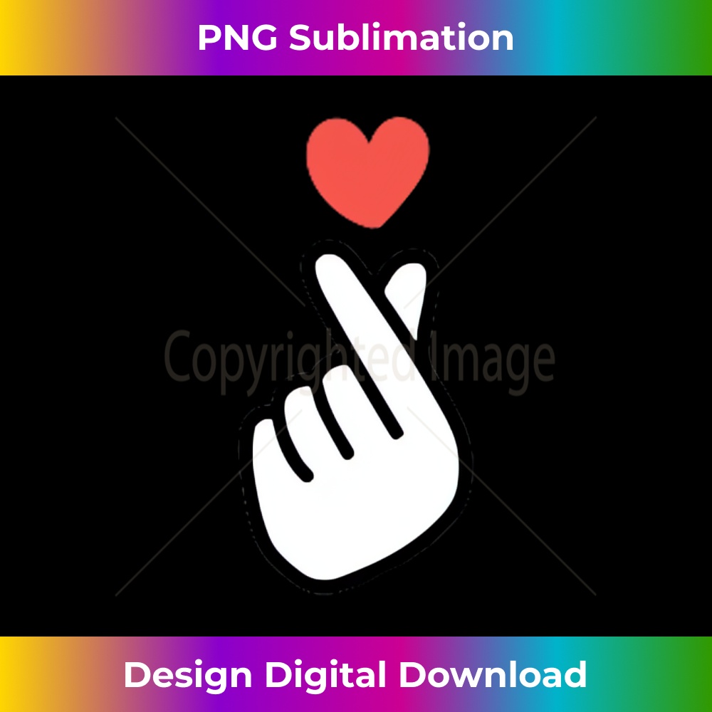 Korean K-POP I Love You Saranghae Hand Heart Symbol - Futuri - Inspire ...