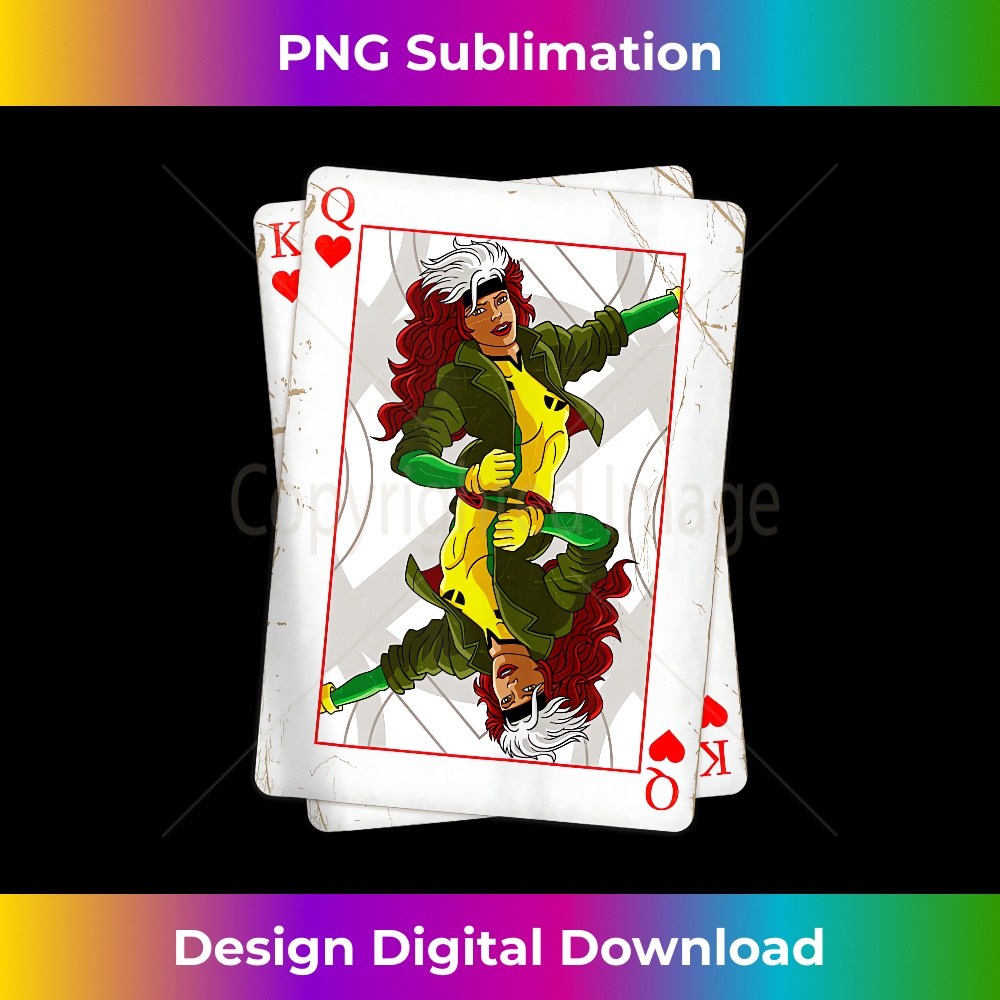 Marvel X-Men Rogue Playing Card 90s - Bespoke Sublimation Di - Inspire ...