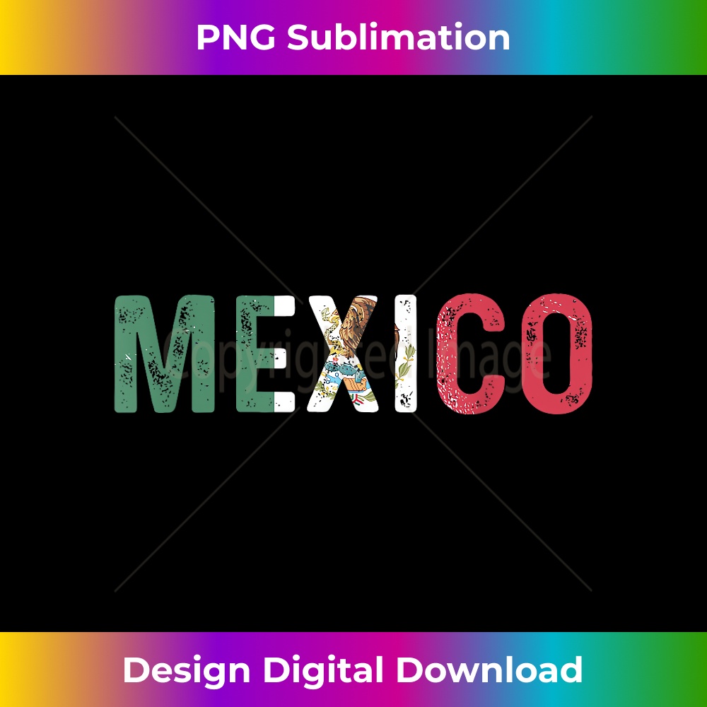 Mexico Mexican Flag Vintage - Minimalist Sublimation Digital | Inspire ...