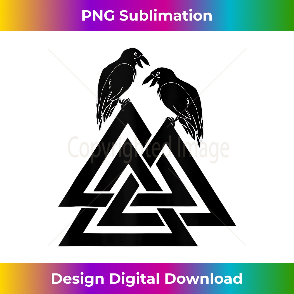 Valknut Odin Raven Viking Symbol Wicca Sign Norse Mythology - Inspire ...