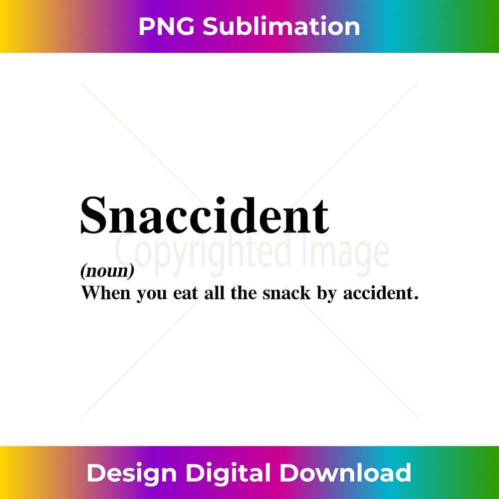 Snaccident Definition Eat All The Snack By Accident Funny - | Inspire ...
