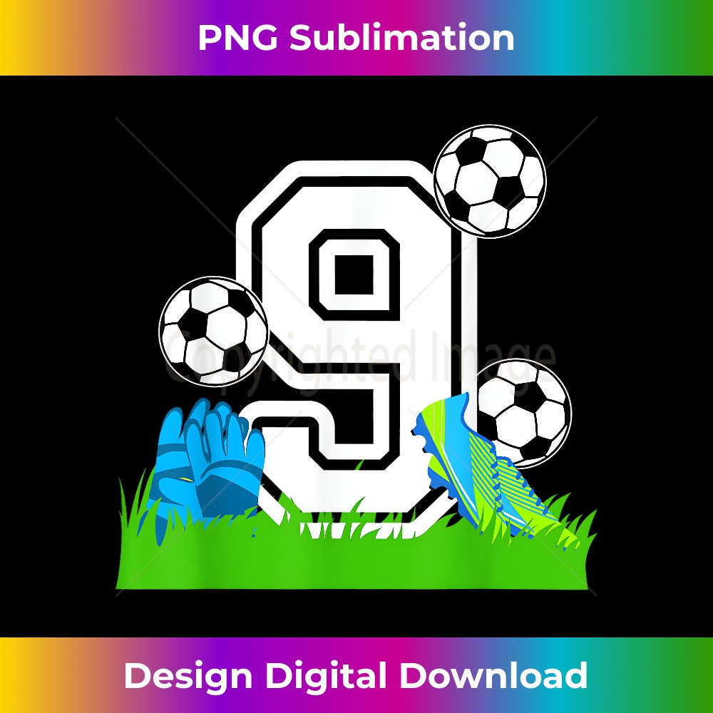 9th Birthday Soccer Boy Nine Year Old Soccer Player - Edgy S | Inspire ...