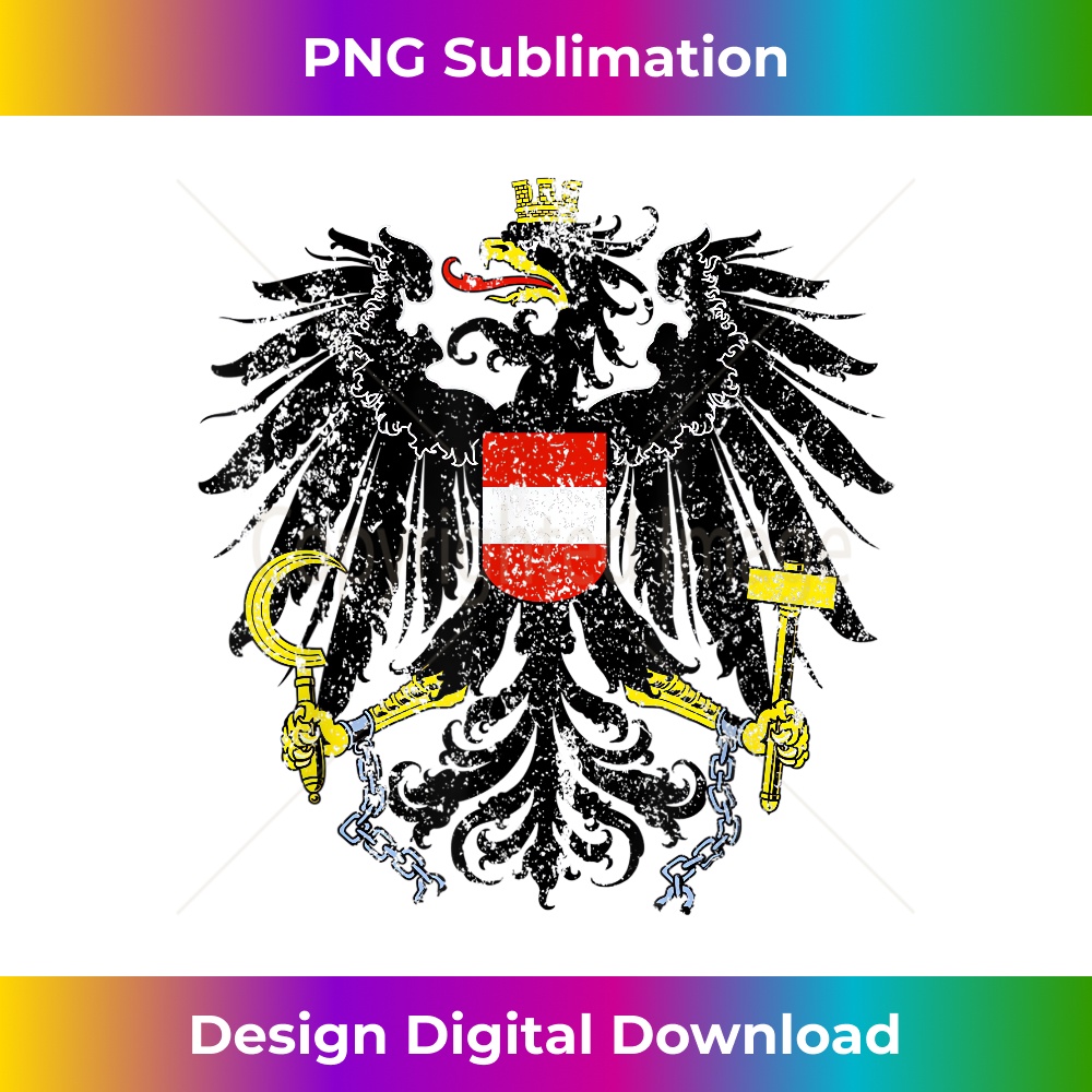 Austrian Flag Austria Coat of Arms Vienna Eagle Shield - Cla | Inspire Uplift