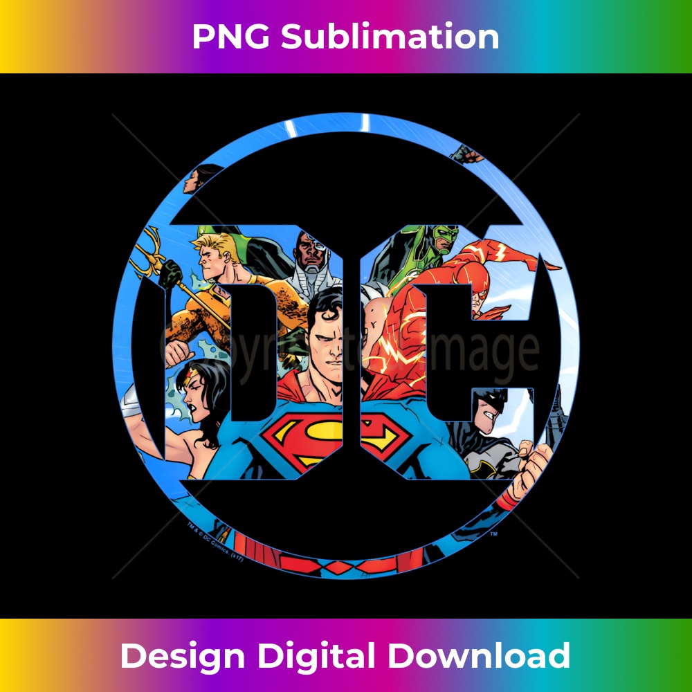 Justice League DC Comics Logo - Contemporary PNG Sublimation | Inspire ...