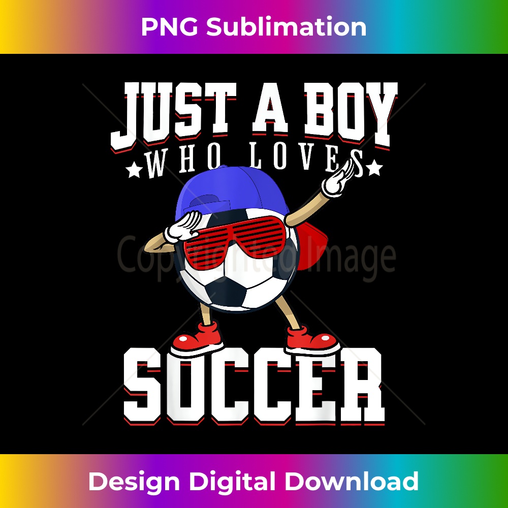 Just A Boy Who Loves Soccer, Dab American Sport Player - Del | Inspire ...
