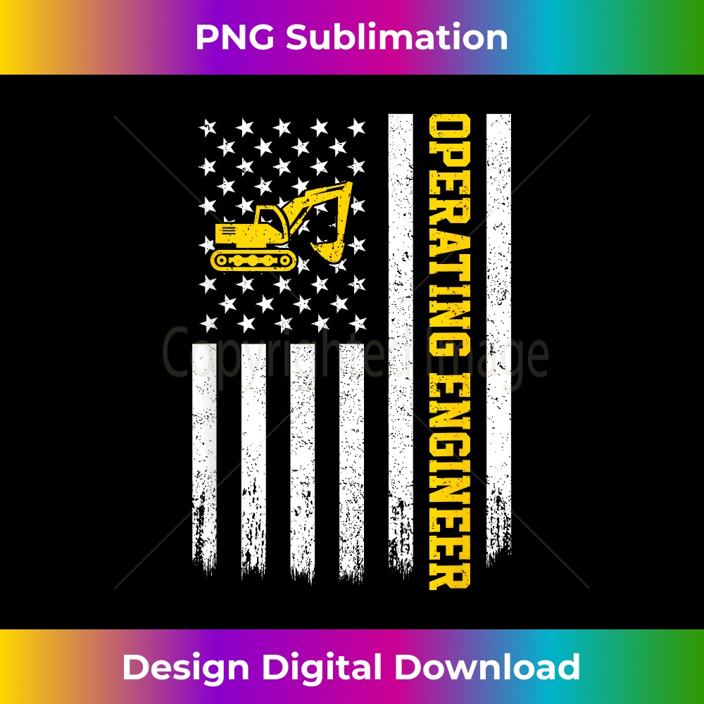 Operating Engineer American USA Flag - Urban Sublimation PNG | Inspire ...
