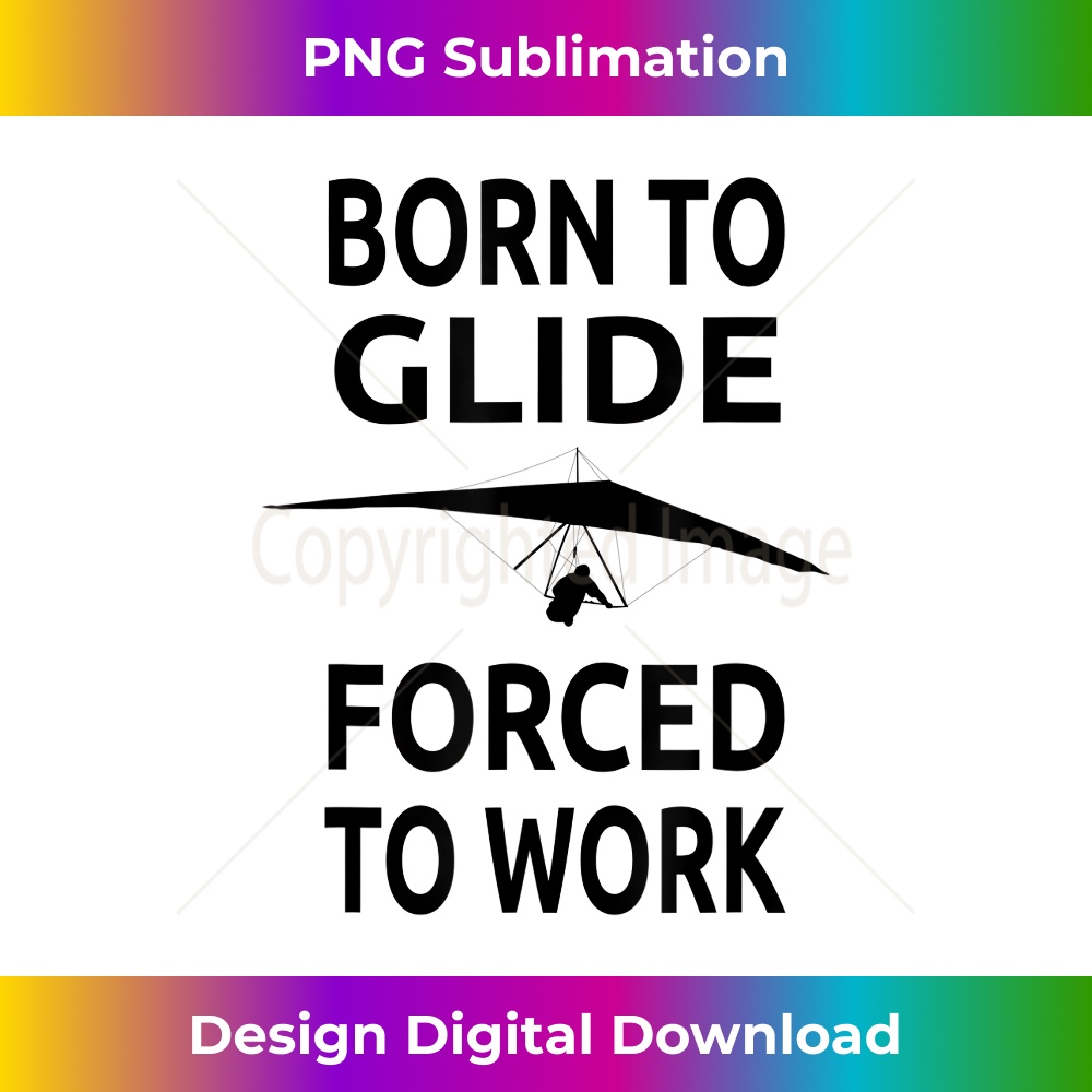 Hang Glider Born To Glide Hang Gliding Pilot - Minimalist Su - Inspire ...