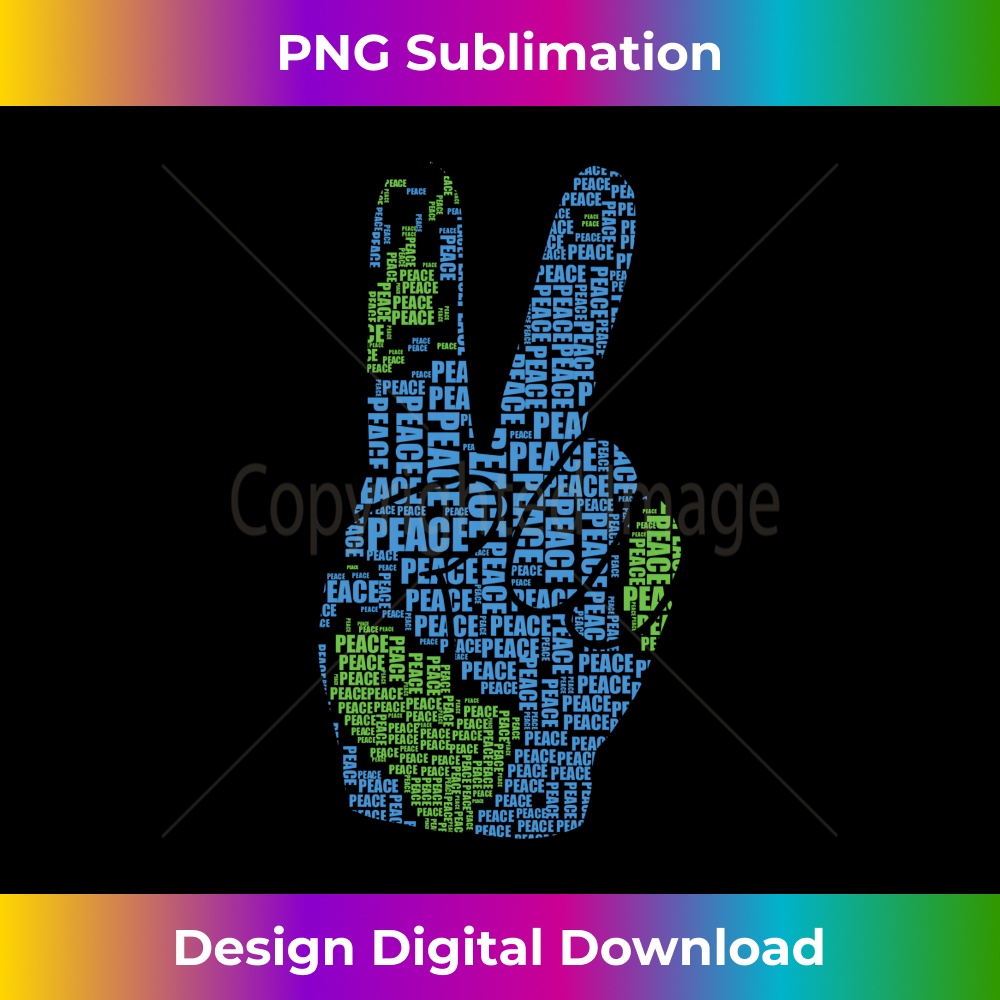 Love Peace Sign Fingers Hand Earth Hippie Hipsters Idea - In | Inspire ...