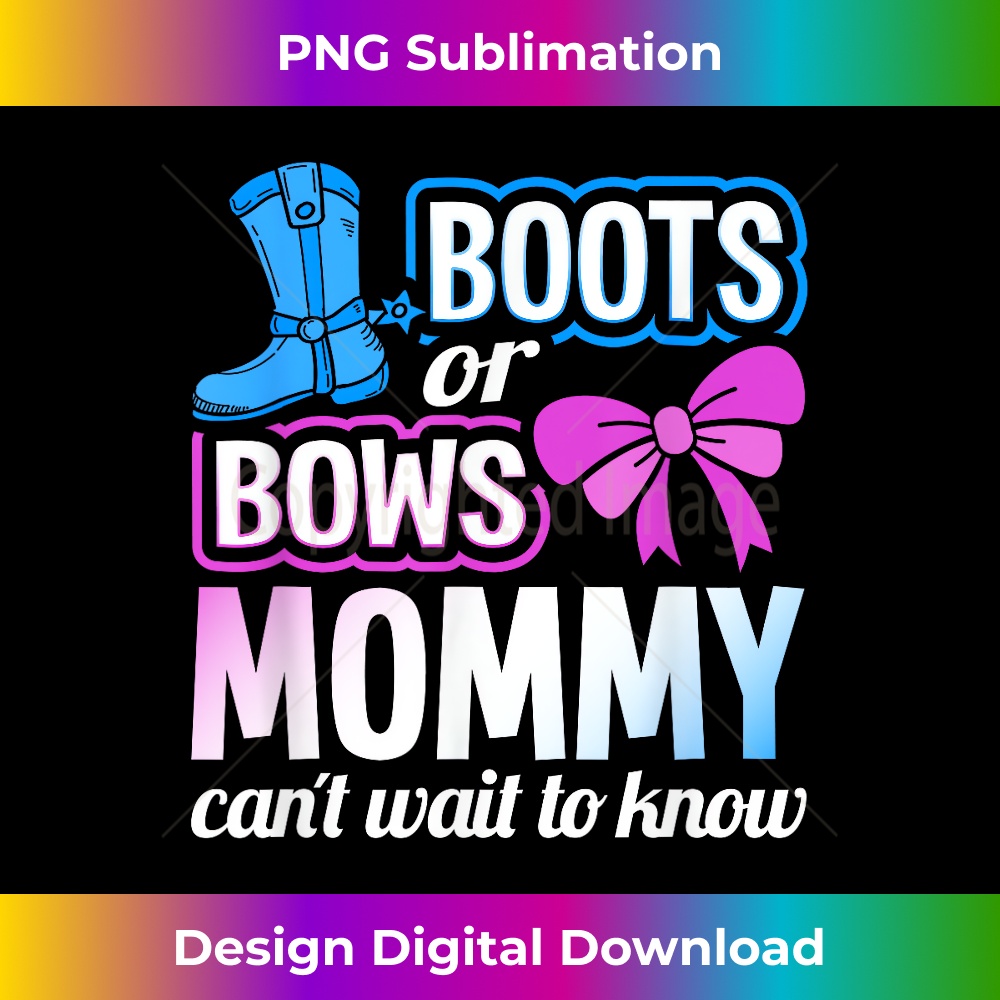 Boots Or Bows Mommy Gender Reveal Baby Party Announcement - | Inspire ...