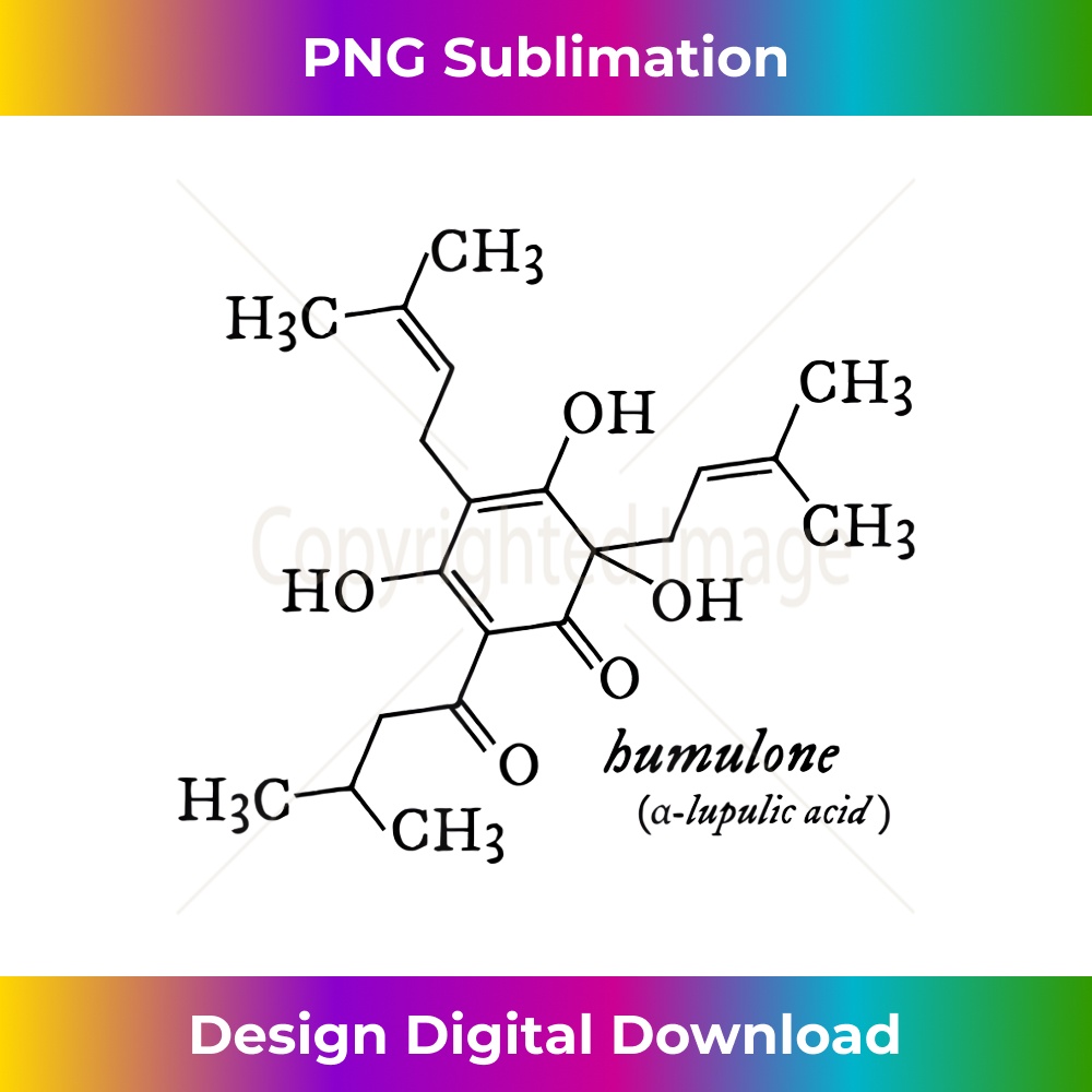 Humulone Molecule Geeky Beer Brewing Science - Minimalist Su - Inspire ...