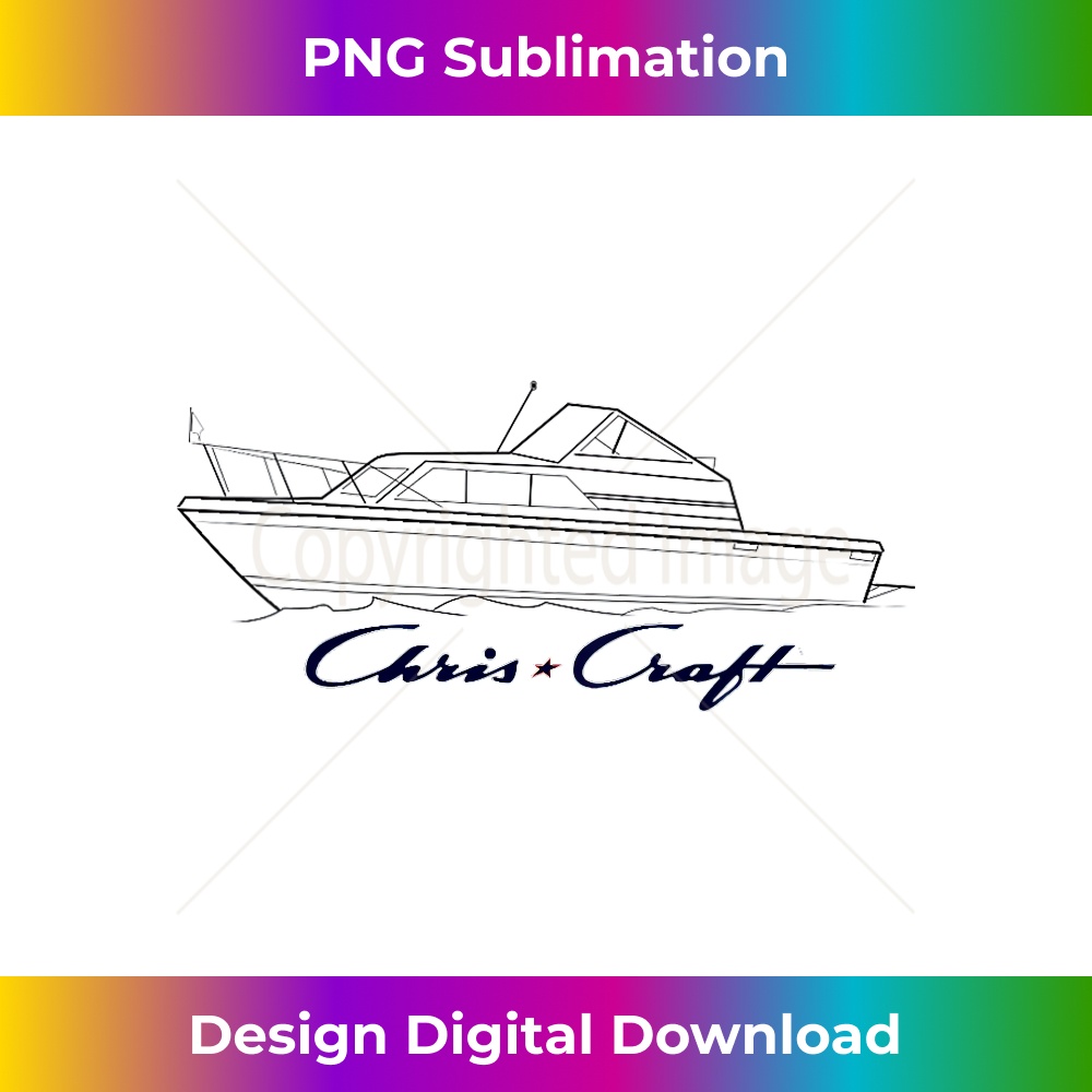 Chris Craft 25 Boat Printed On Back - Artisanal Sublimation | Inspire ...