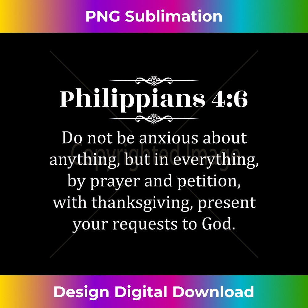 Philippians 46 Do not be Anxious Bible Verse Jesus - Sleek S - Inspire ...