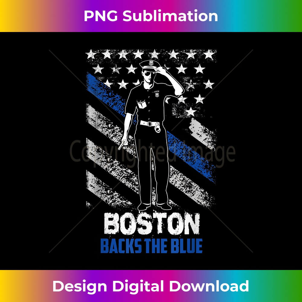Boston Backs the Blue police support thin blue line - Contem | Inspire ...