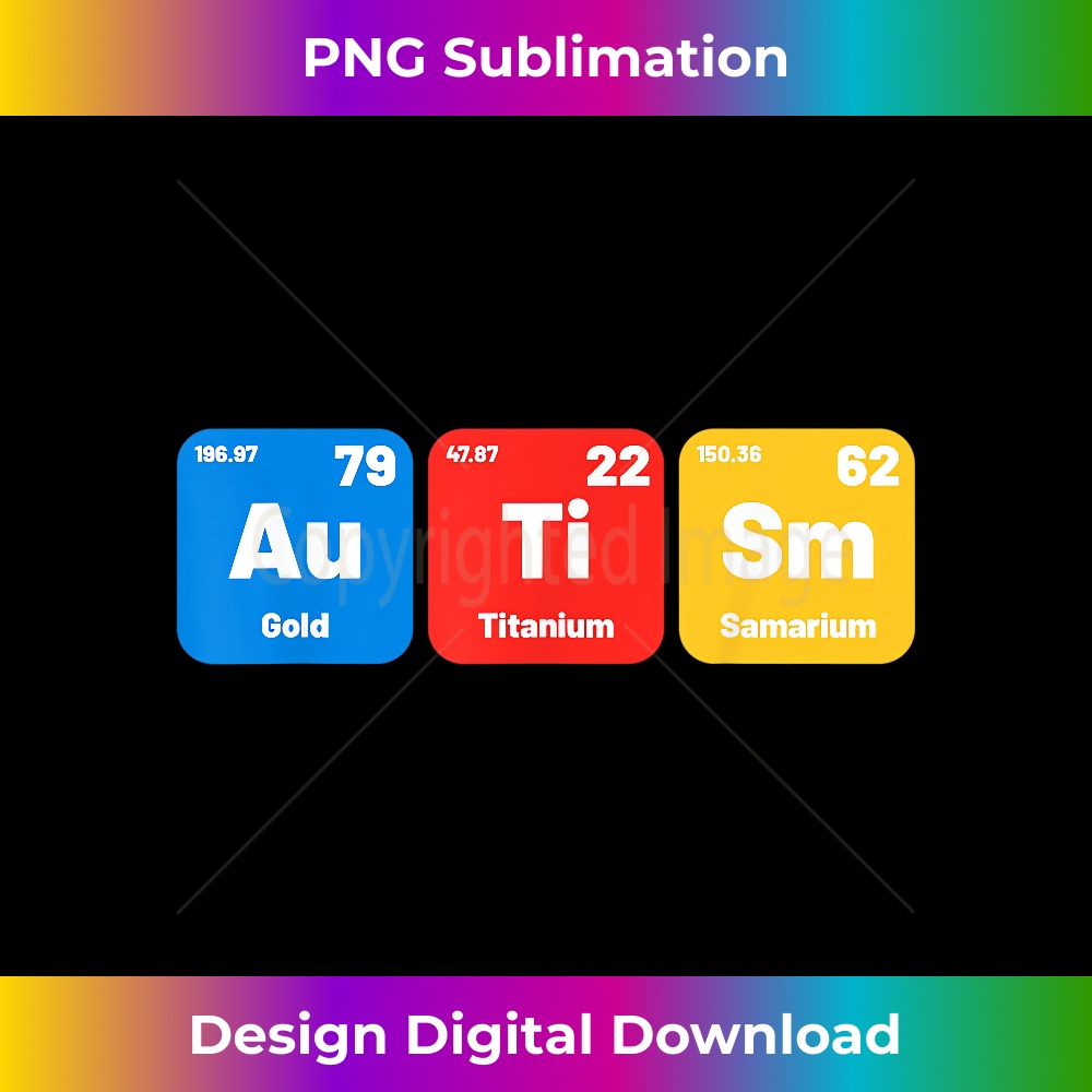 Autistic Awareness Month Elements Periodic Table Autism Day - Inspire ...