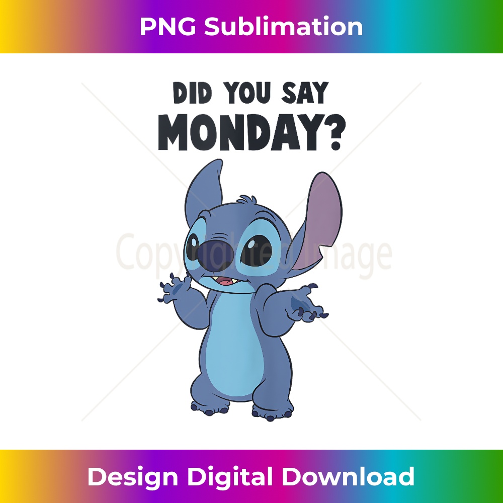 Disney Lilo & Stitch Did You Say Monday Big Chest Portrait - | Inspire ...