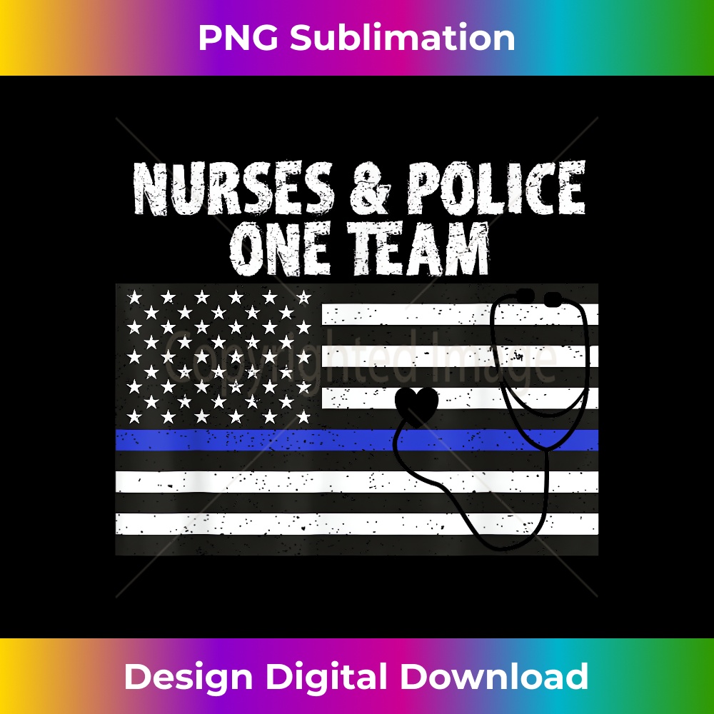 Thin Blue Line Nurse Police Cop Nurses Hero Flag - Bespoke S | Inspire ...