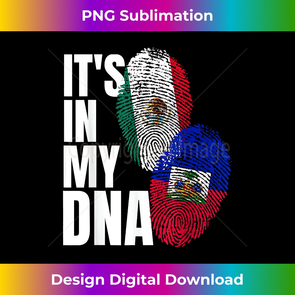 Mexican And Haitian Mix DNA Heritage Flag - Sleek Sublimatio - Inspire ...