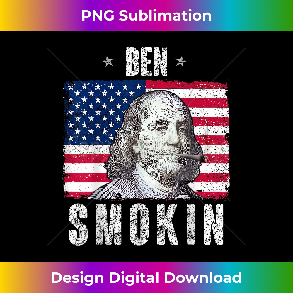 Funny 4th Of July Ben smoking weed USA Patriotic - Classic S | Inspire ...