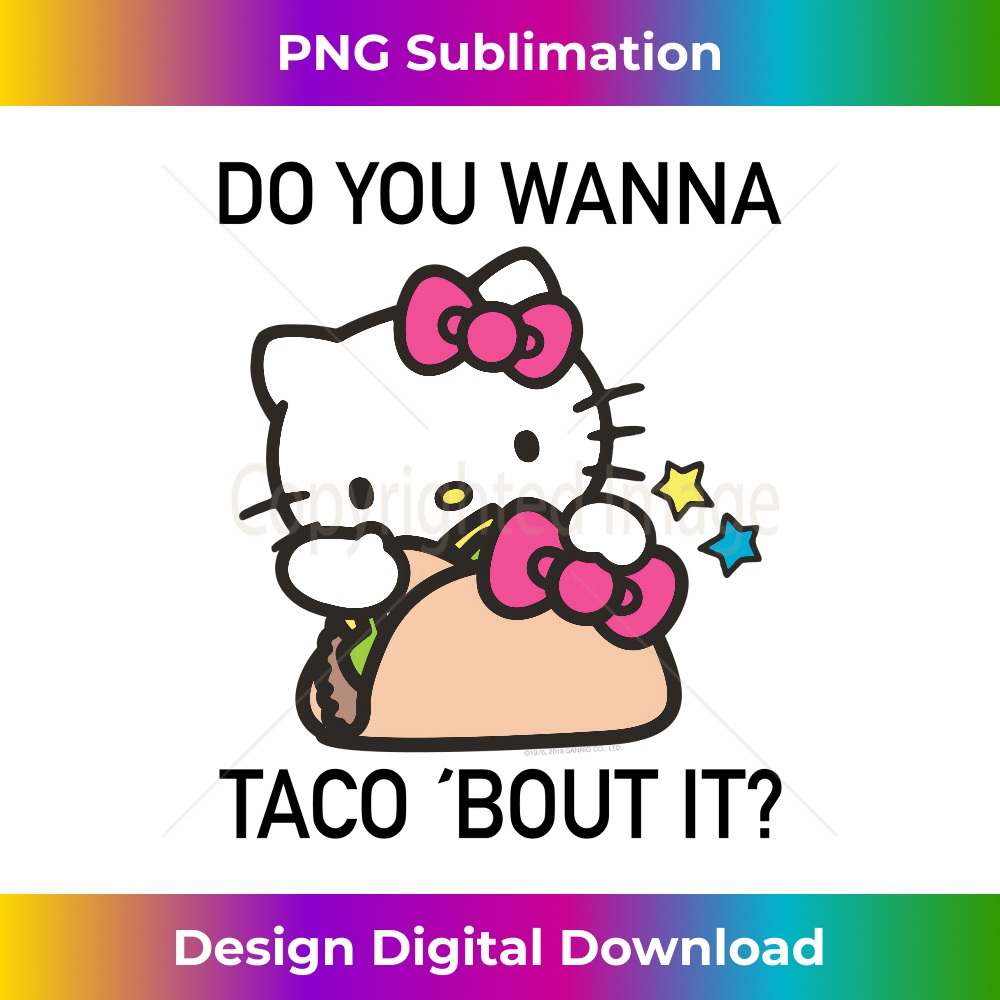 Hello Kitty Taco 'Bout It - Artisanal Sublimation PNG File - | Inspire ...