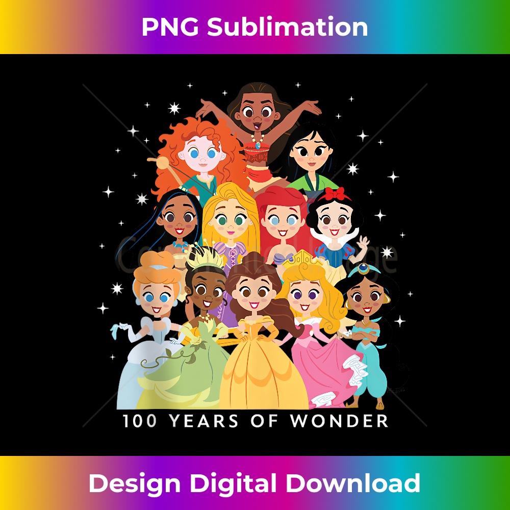 Disney 100 - 100 Years Of Wonder Princesses - Vibrant Sublim | Inspire ...