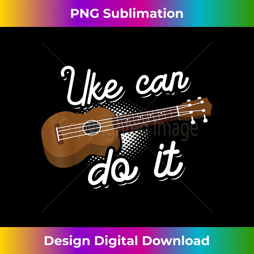 Funny Uke Can Do It Cute Ukulele Players - Classic Sublimat | Inspire ...