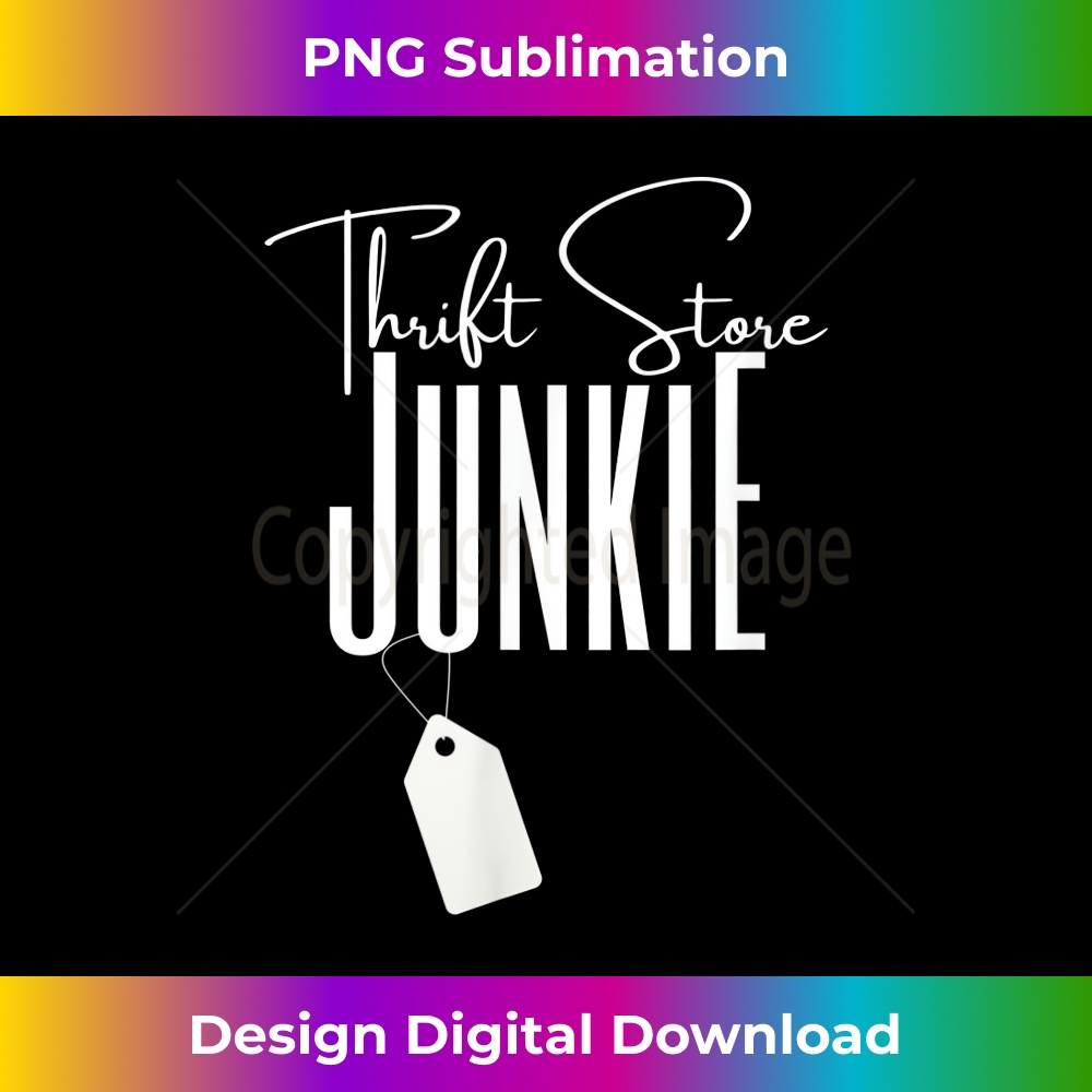 Thrift Store Junkie Thrift - Timeless PNG Sublimation Downlo | Inspire Uplift
