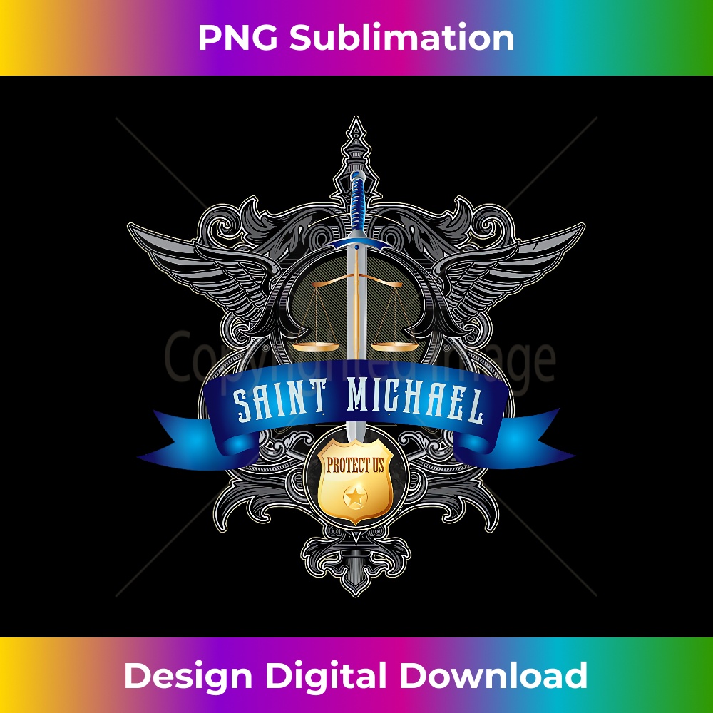 Saint Michael Patron Saint of Police Officers Catholic - Art | Inspire ...
