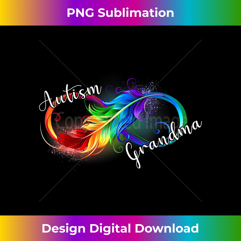 Autism Grandma Autistic Rainbow Infinity Symbol Asd - Innova - Inspire ...