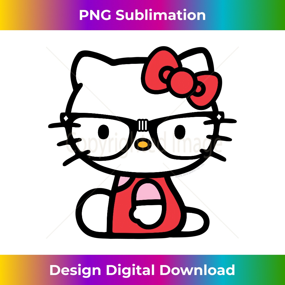Hello Kitty Nerd Glasses - Vibrant Sublimation Digital Downl | Inspire ...
