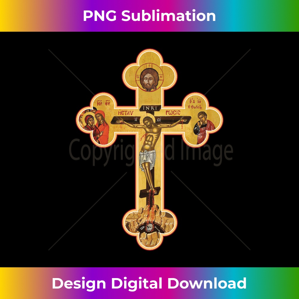 Greek Orthodox Jesus Christ Cross Icon - Edgy Sublimation Di - Inspire ...