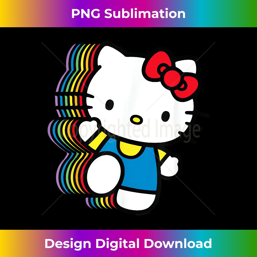 Hello Kitty Rainbow - Edgy Sublimation Digital File - Ideal - Inspire ...