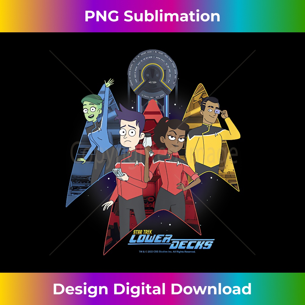 Star Trek Lower Decks Delta Badge Group - Edgy Sublimation D | Inspire ...