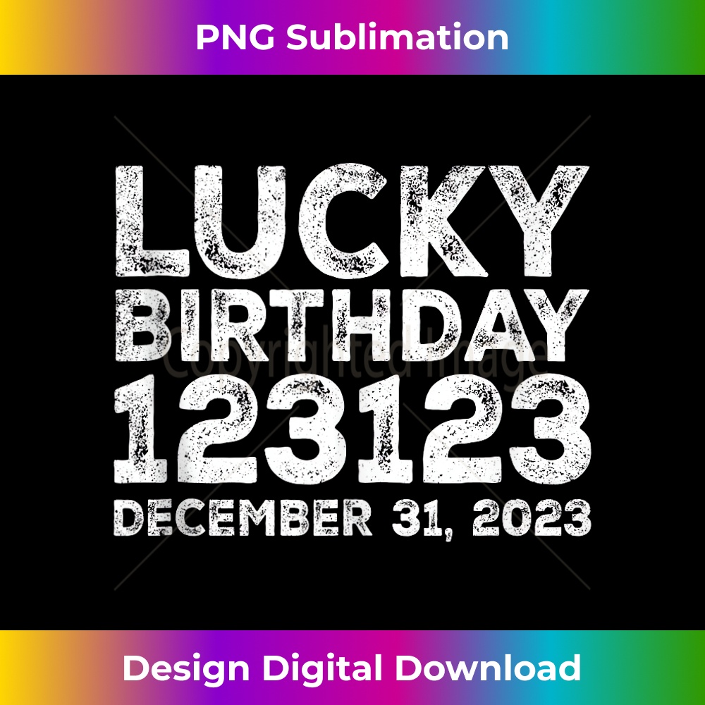 Lucky Birthday 123123 Happy New Year 2024 Birthday Party - B - Inspire ...