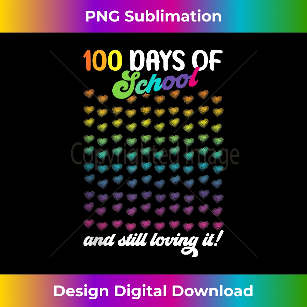 100th Day of School and Still Loving It 100 Rainbow Hearts - - Inspire ...