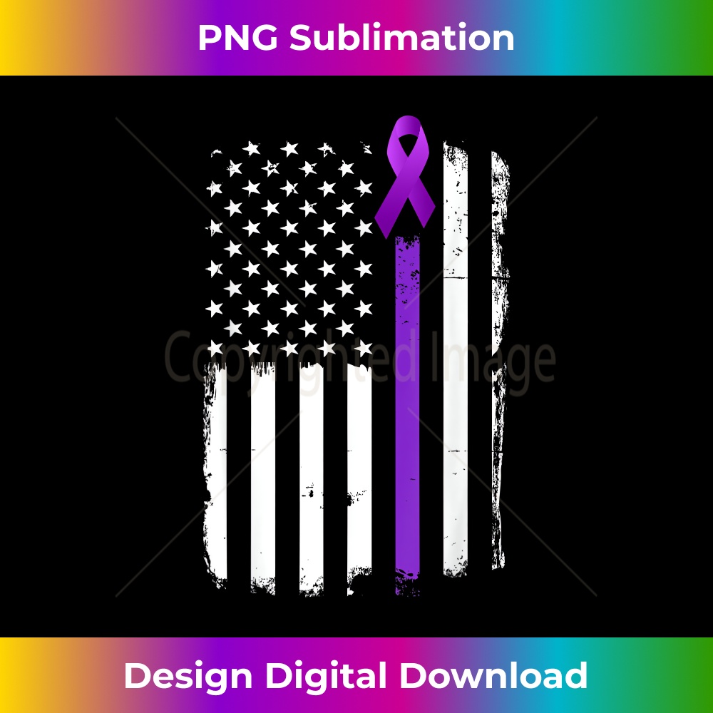 Epilepsy Awareness American Flag Purple Day Ribbon - Bespoke | Inspire ...