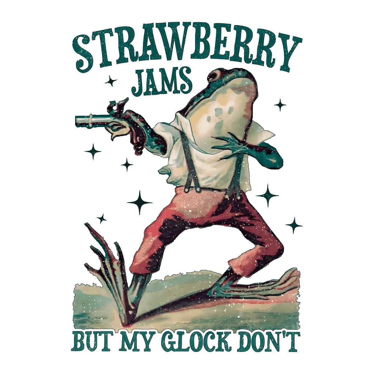 Strawberry Jams But My Glock Dont Meme PNG | Inspire Uplift