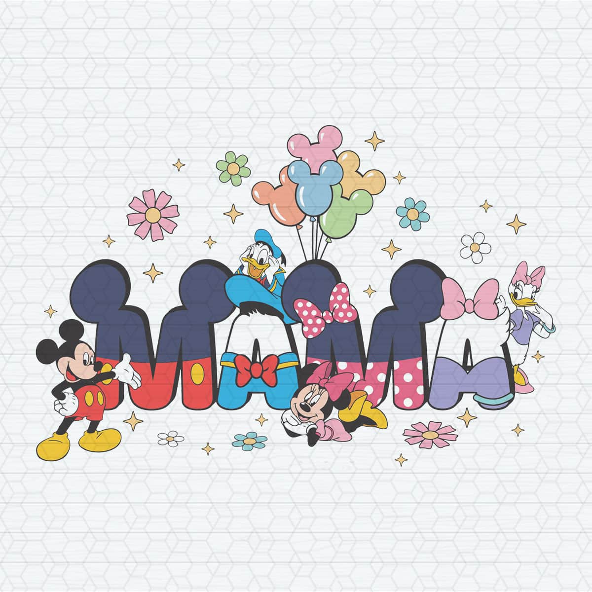 Disney Mama Mickey And Friends SVG | Inspire Uplift